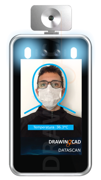 SCANNER TERMICO DATASCAN E LETTORE BIOMETRICO